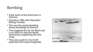 Tactics of the vietnam war revision | PPTX