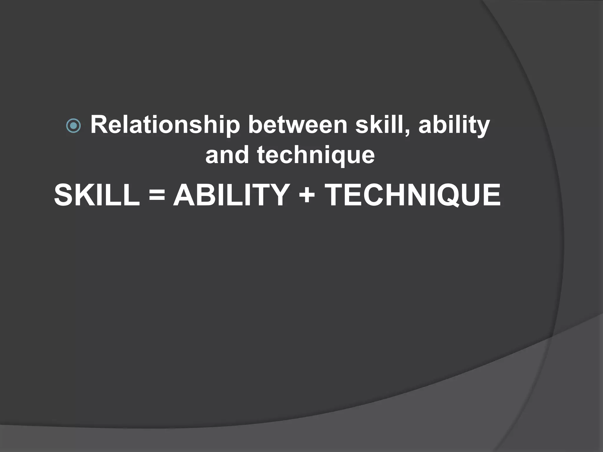 Tactics, technique and skills training | PPTX