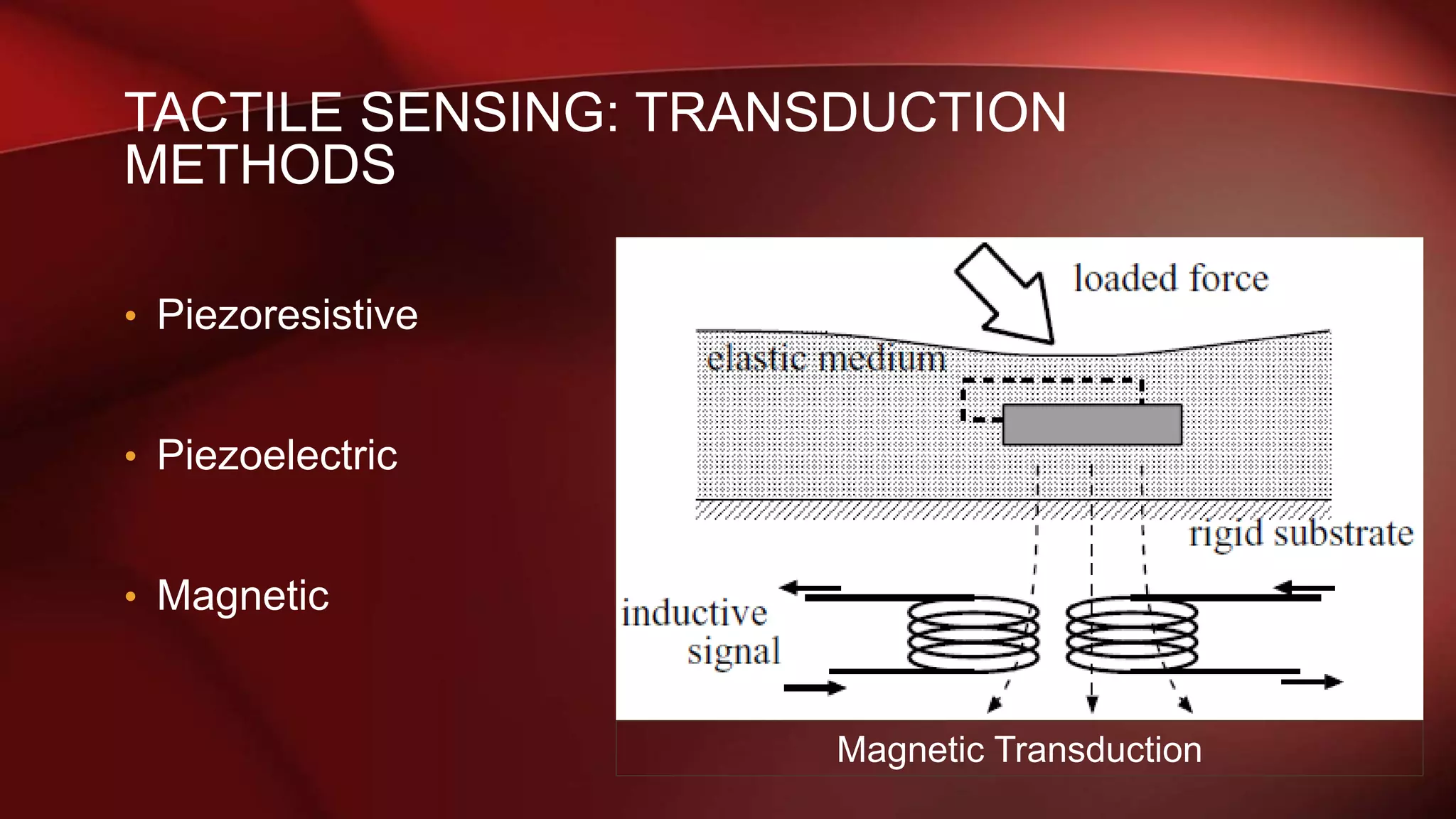 Tactile Sensing Techniques And Comparative Analysis Of Commercial Ppt