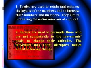 Tactics of Social Movement & Terrorism | PPT