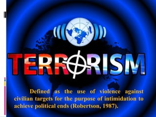 Tactics of Social Movement & Terrorism | PPT