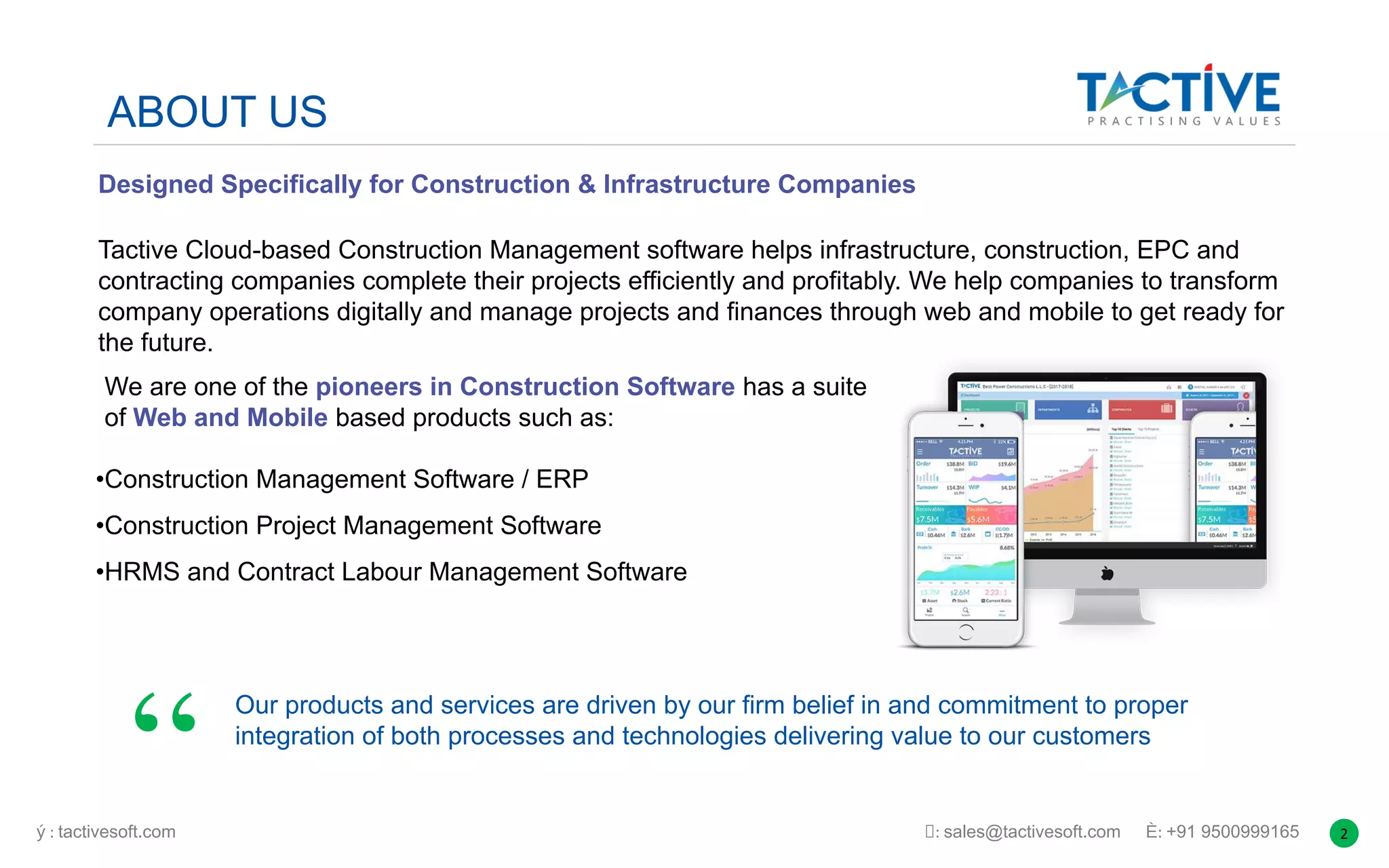Construction Management Software & ERP | PDF