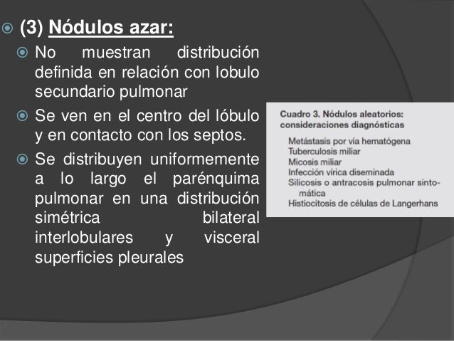 Tac Torax Patron Nodular