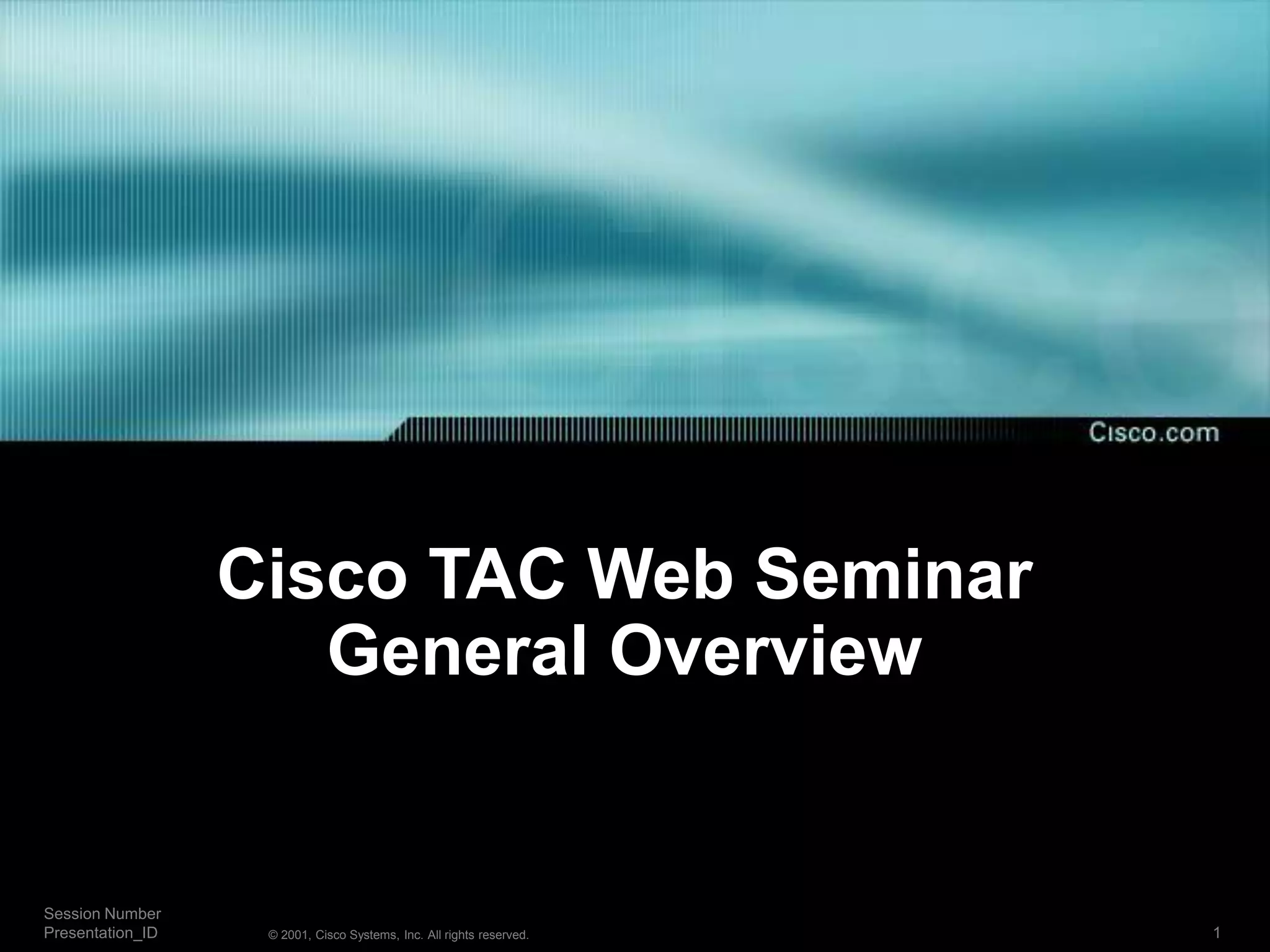 TAC_Web_General_Overview_04Mar02.ppt | Operating Systems | Computer Software and Applications