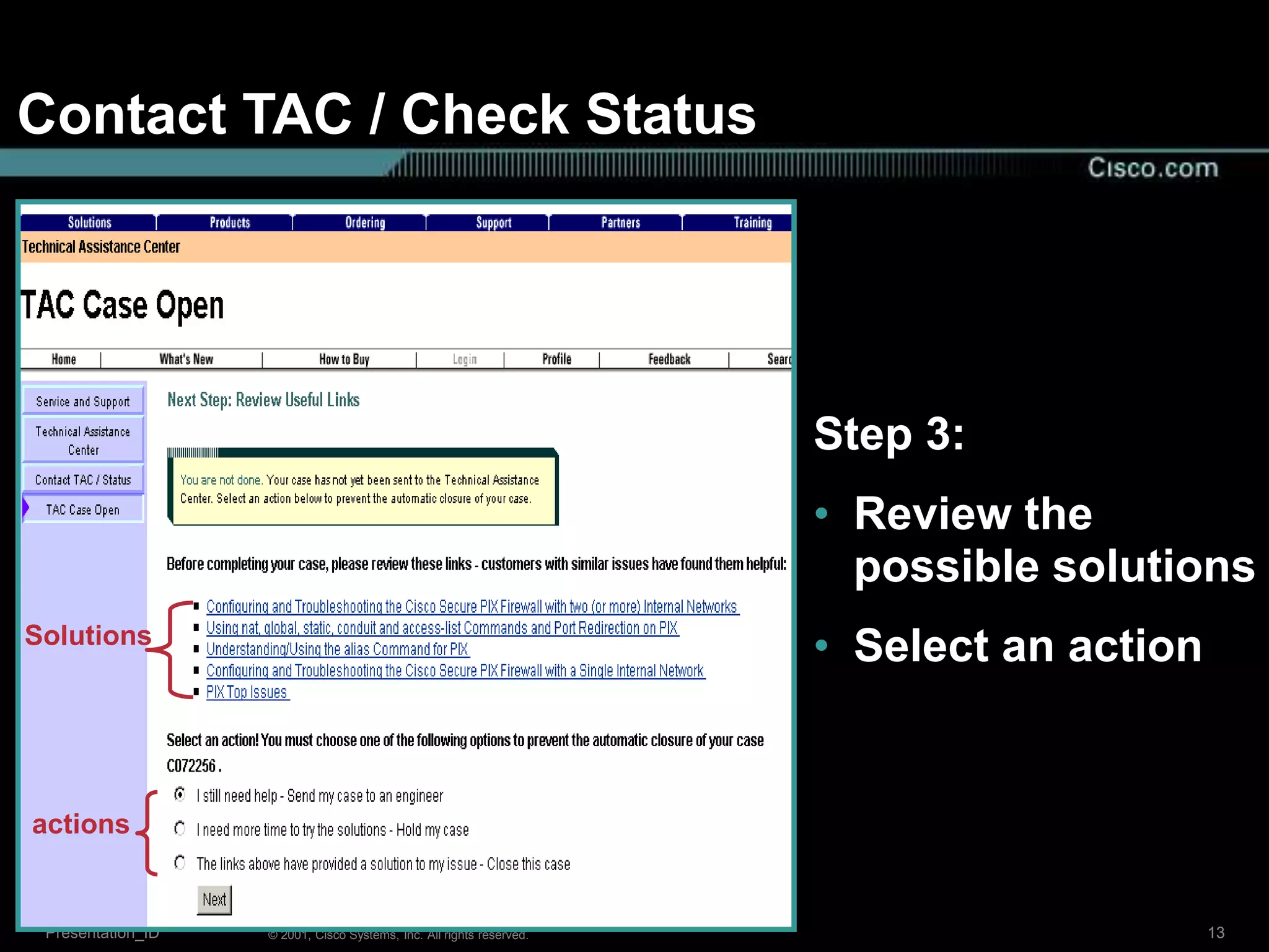 TAC_Web_General_Overview_04Mar02.ppt | Operating Systems | Computer ...