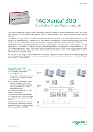 Tac xenta 300 specification sheet | PDF