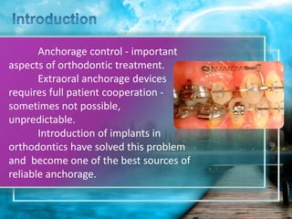 Temporary Anchorage Devices (TADs) | PPTX