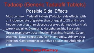 Tadacip (Generic Tadalafil Tablets) | PPT