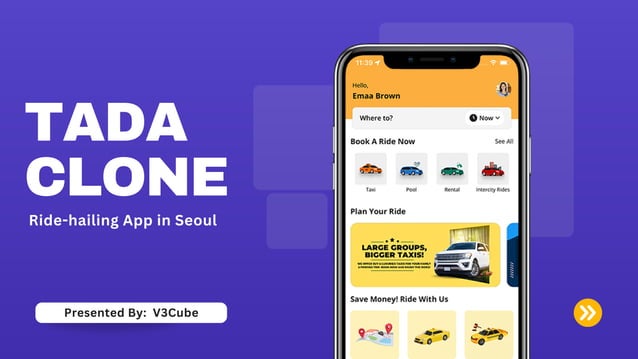 Tada Clone App: Ride-hailing App In Seoul | PDF
