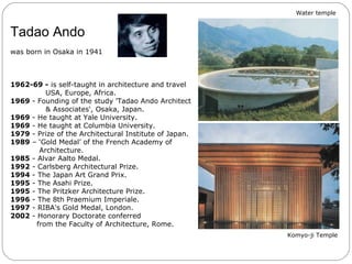Tadao Ando Water Temple Plan