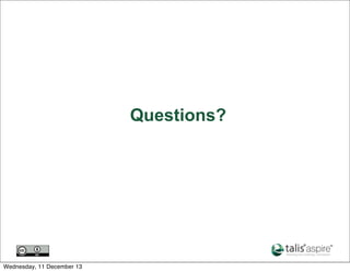 TADC implementation summary | PDF