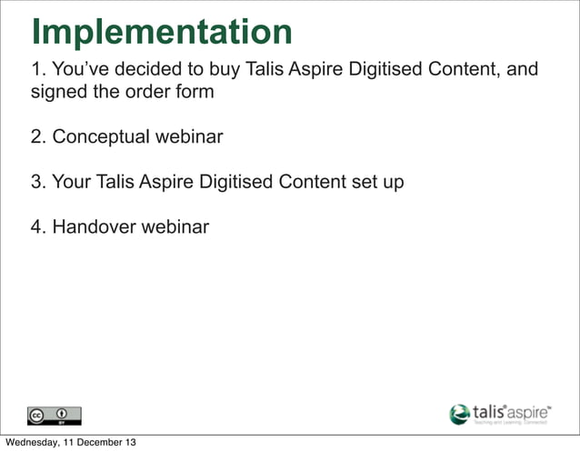 TADC implementation summary | PDF