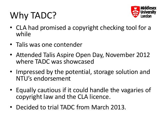 Tadc open day kv middlesex 17 mar 141