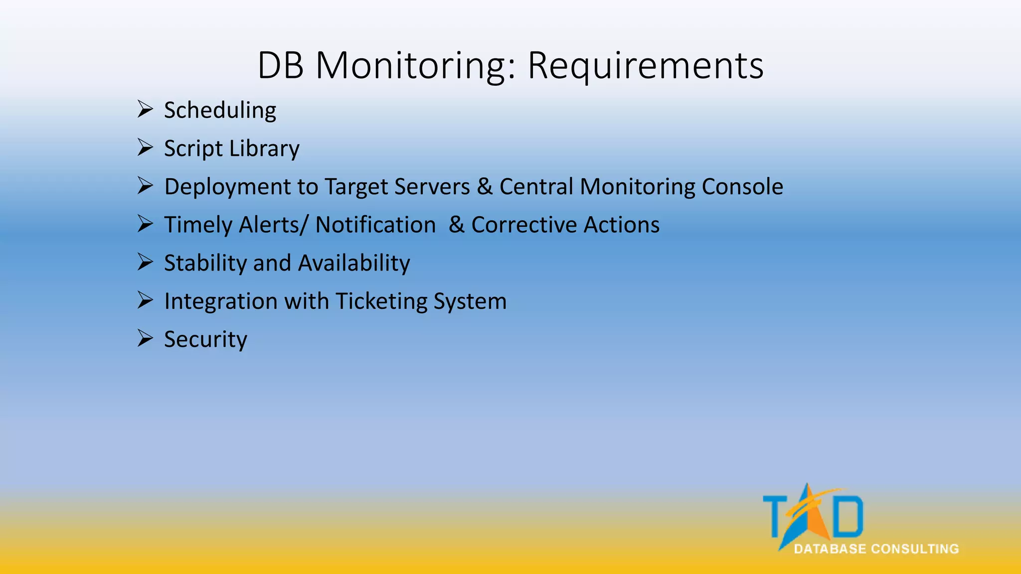 Using Dockers For Db Monitoring Ppt