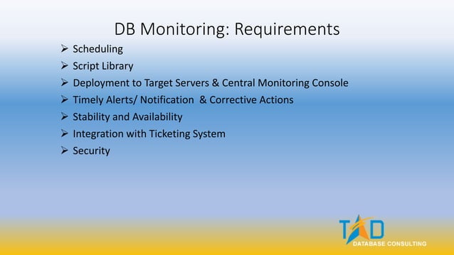 Using Dockers for DB Monitoring | PPT