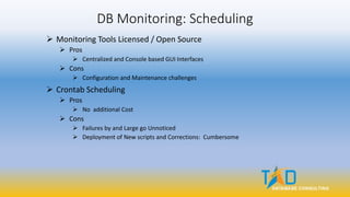Using Dockers for DB Monitoring | PPT