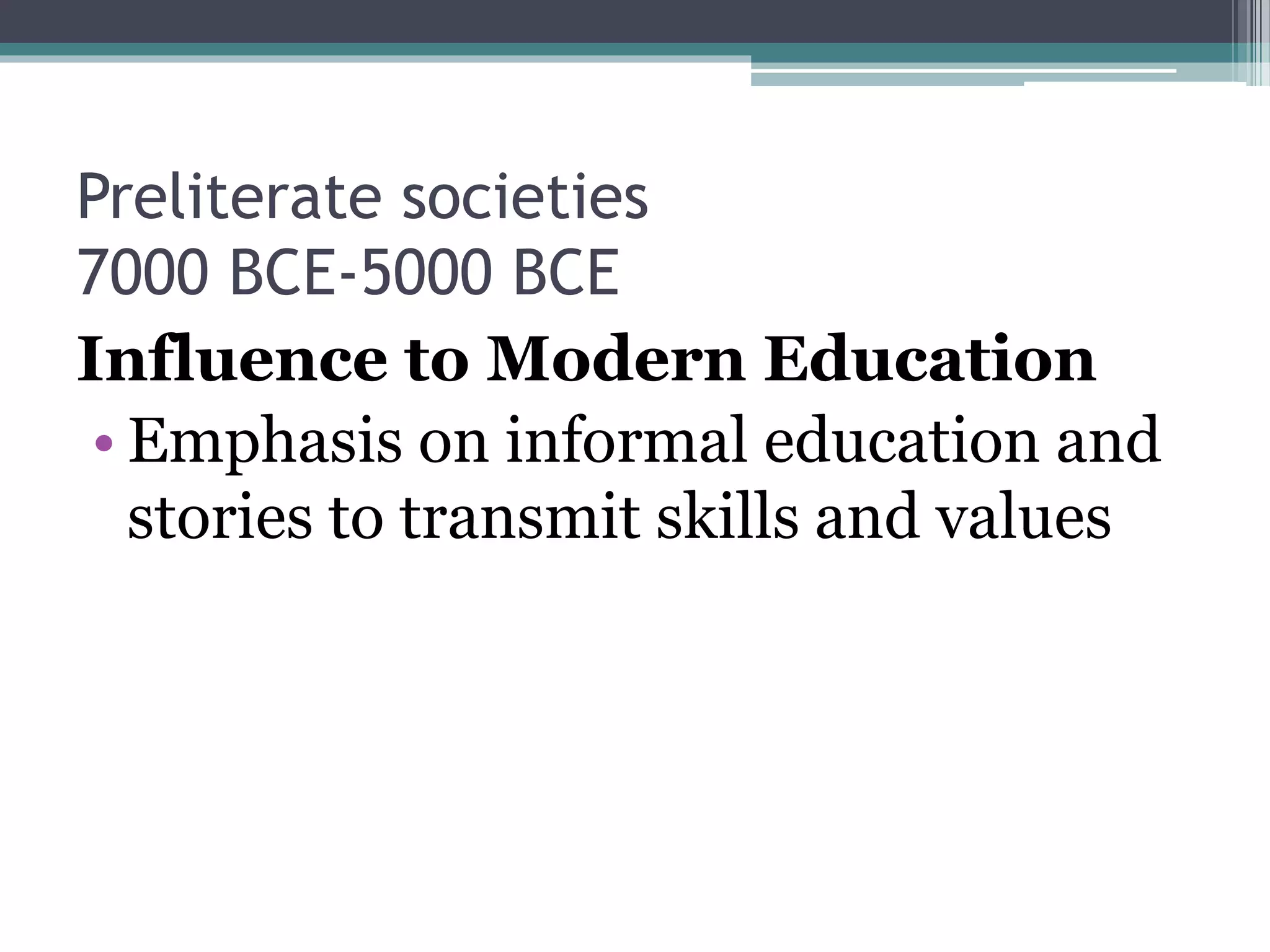 Historical Foundations of Education: World Education Evolution at a ...