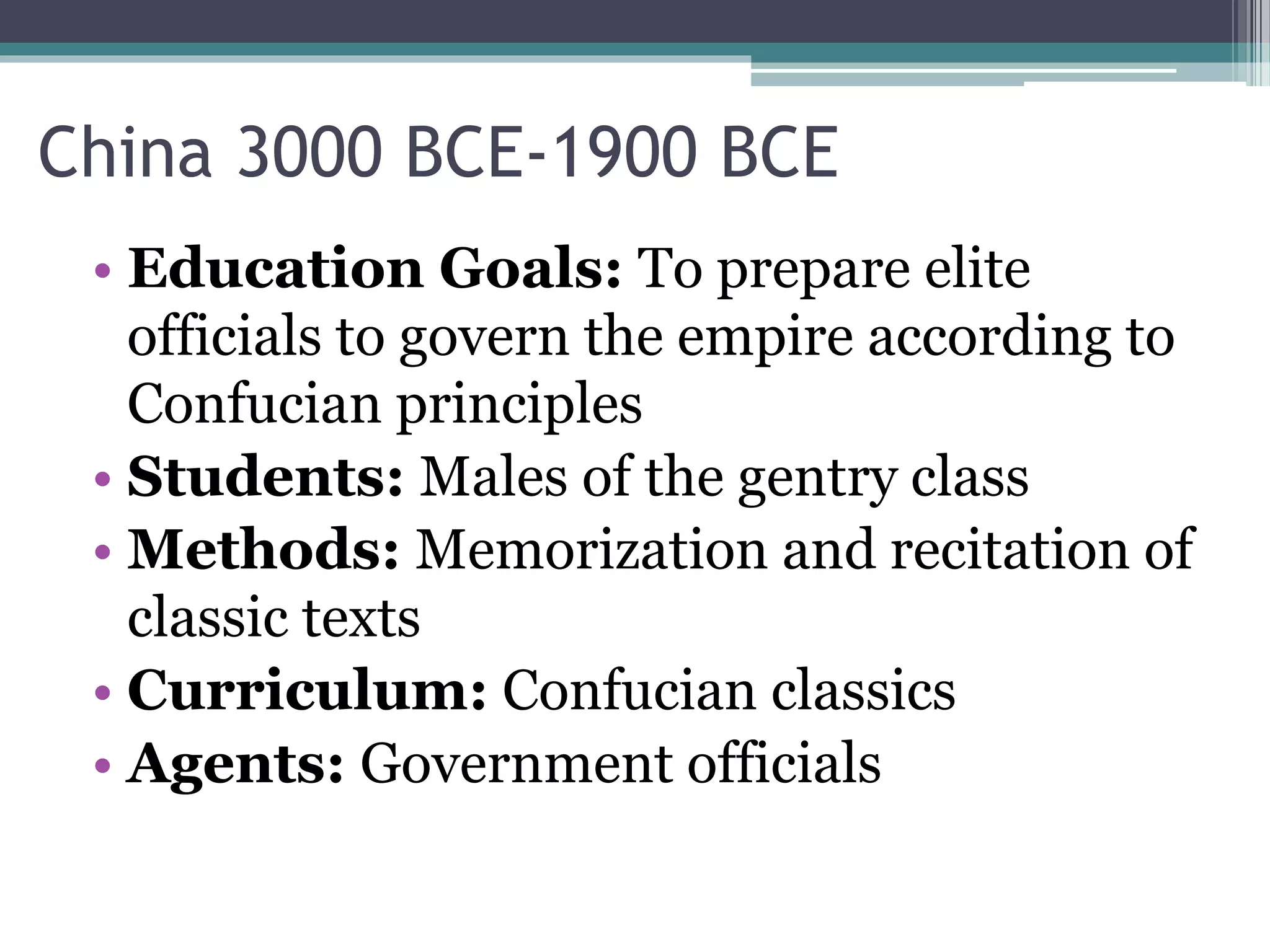 Historical Foundations of Education: World Education Evolution at a ...