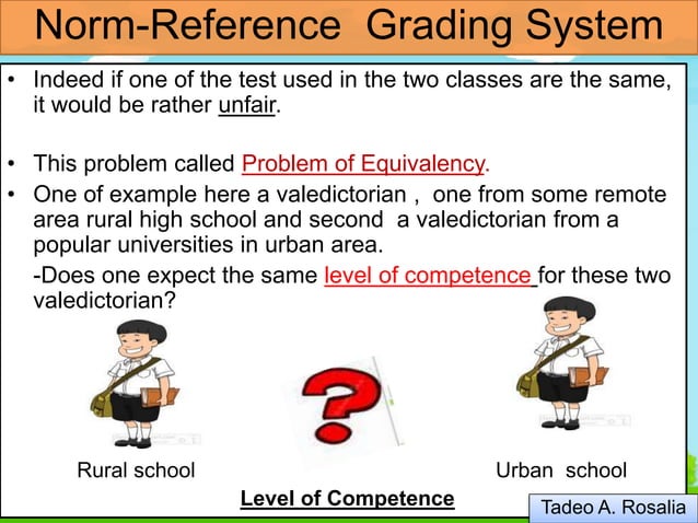 Norm referenced grading system | PPTX | Standardized Testing ...