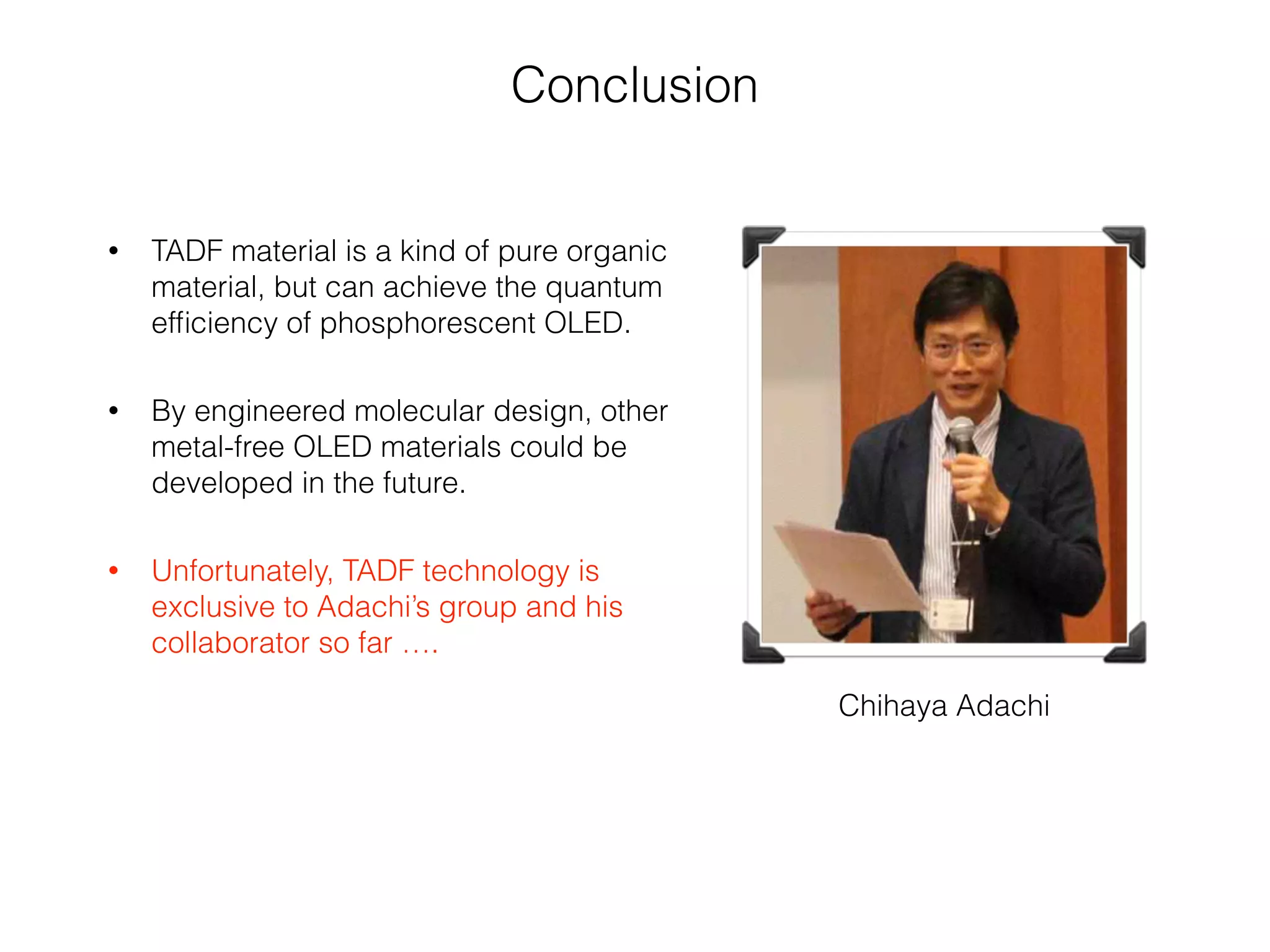 3rd Gen. OLED -- TADF | PDF