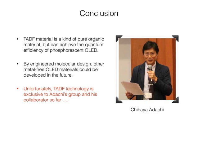 3rd Gen. OLED -- TADF | PDF