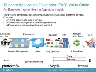 New Use Cases for Truphone's World First Open Source Communications Framework (OSCF) | PPT