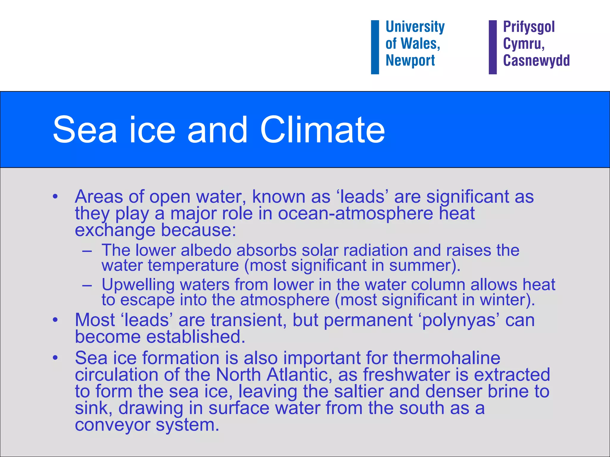 Sea ice and clouds: albedo and climate change | PPT