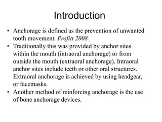 Temporary Anchorage Devices | PDF