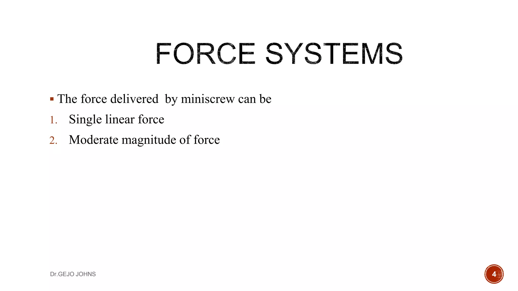 Bio-mechanics of TADS | PPTX