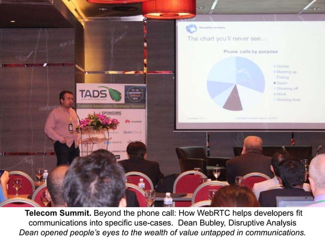 Telecom Application Developer Summit Day Two Photo Review | PPT
