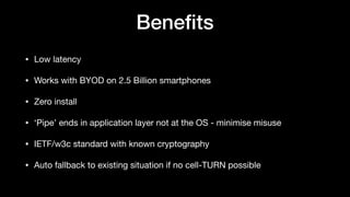 TADSummit EMEA: Edge IoT and 5G – can WebRTC help? by Tim Panton is CTO at |pipe| | PDF