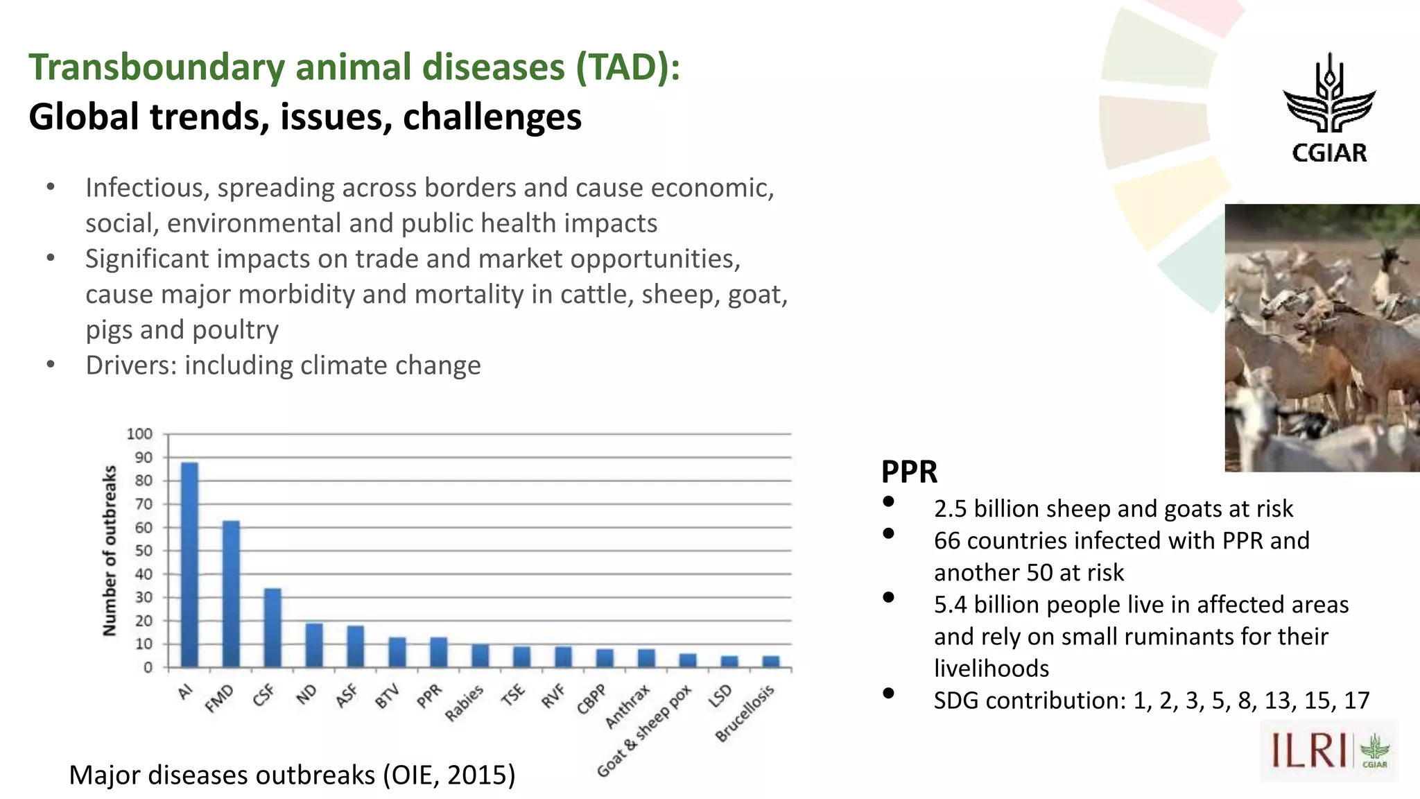Transboundary animal diseases: Research and development priorities for ...