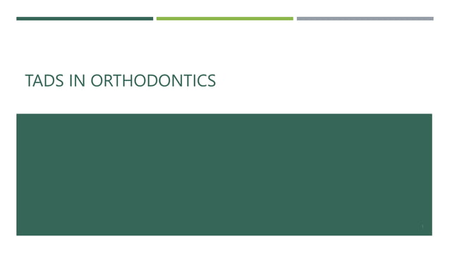 Temporary anchorage device in orthodontics | PPTX | Dental Health ...