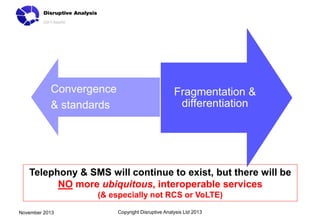 TADS Telecom Summit Disruptive Analysis Dean Bubley | PDF