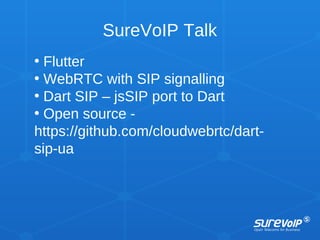SureVoIP Notify App and SureVoIP Talk App | PPT