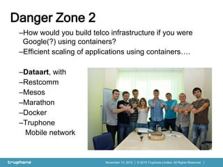 Dangerous Demo: The TADCloud MNO Teaser | PPT
