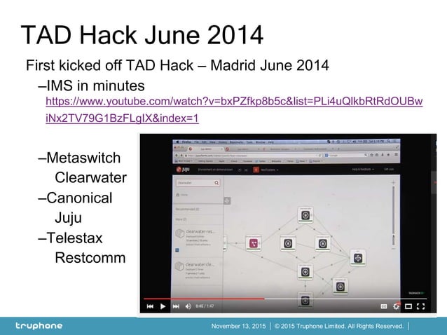 Dangerous Demo: The TADCloud MNO Teaser | PPT