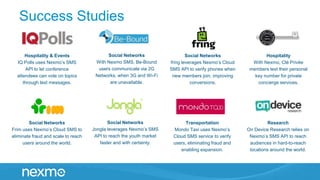 Powering End User Experiences with Communication APIs Nexmo, Alex Economon TADSummit | PPTX