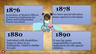 history of special education | PPTX