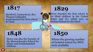 history of special education | PPTX