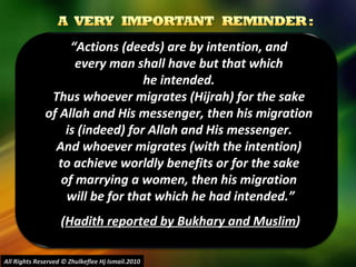 Tadzkirah jan2011 understanding'ibadah | PPT