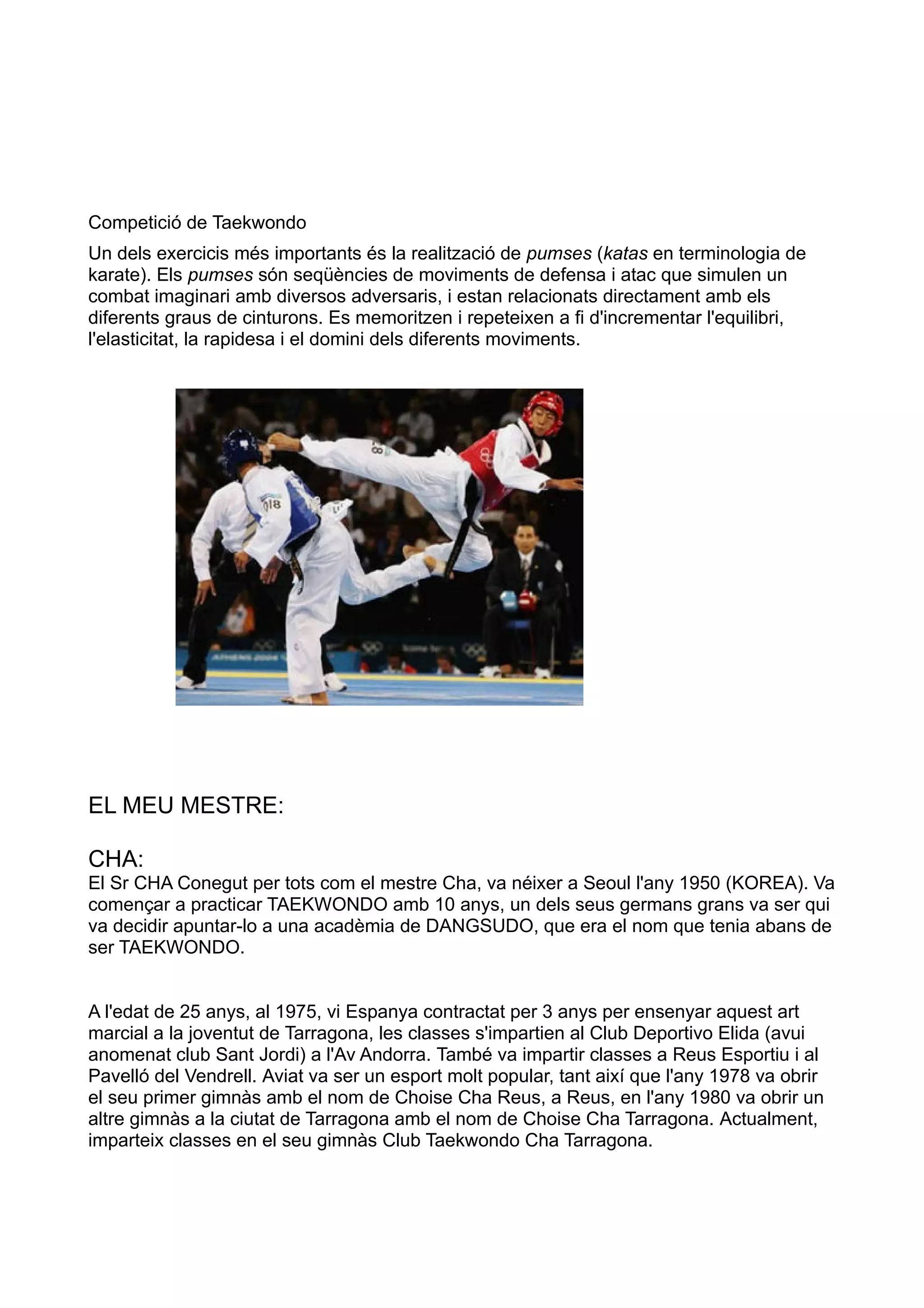 Taekwondo | PDF