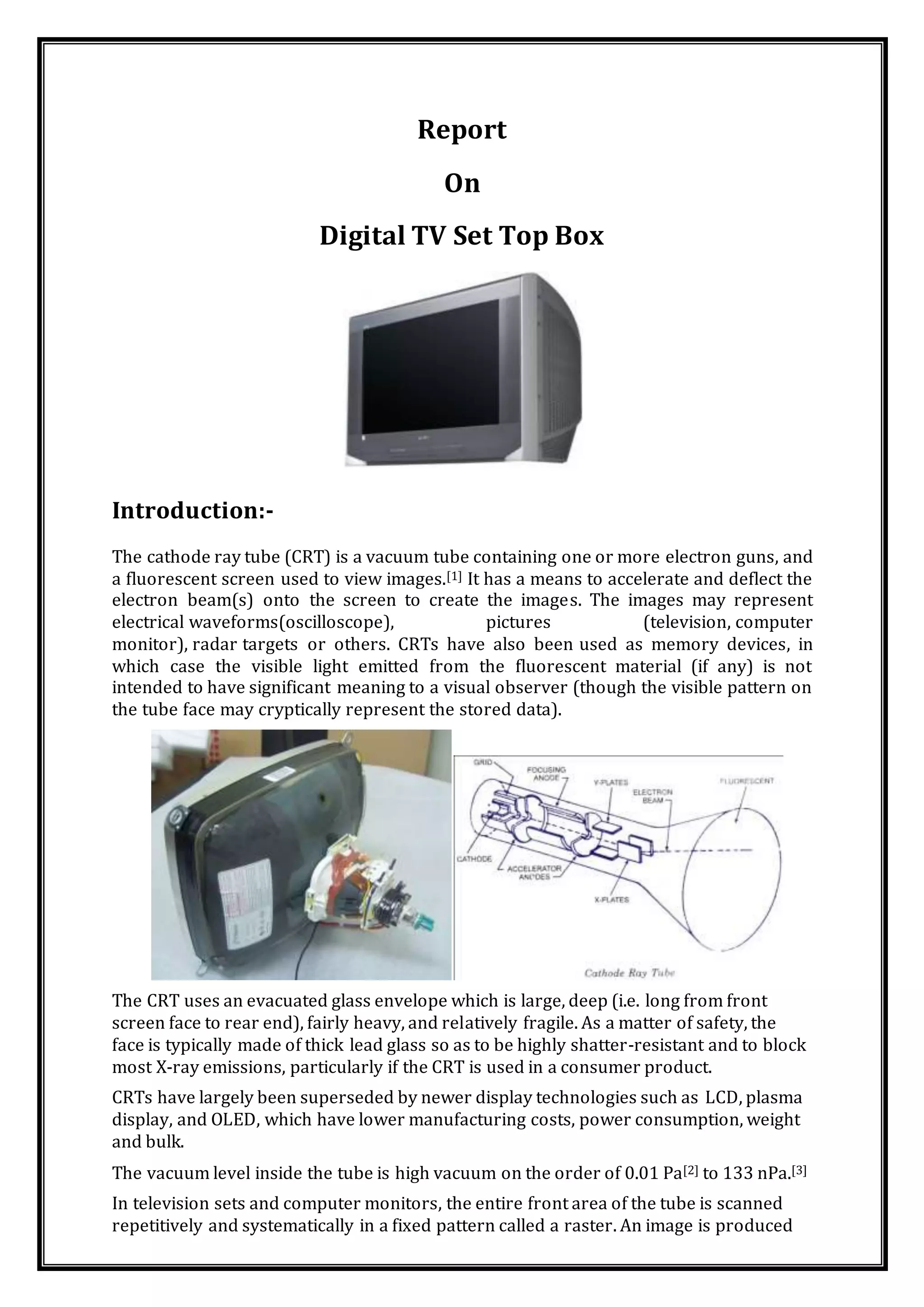 CRT TV Report | DOCX