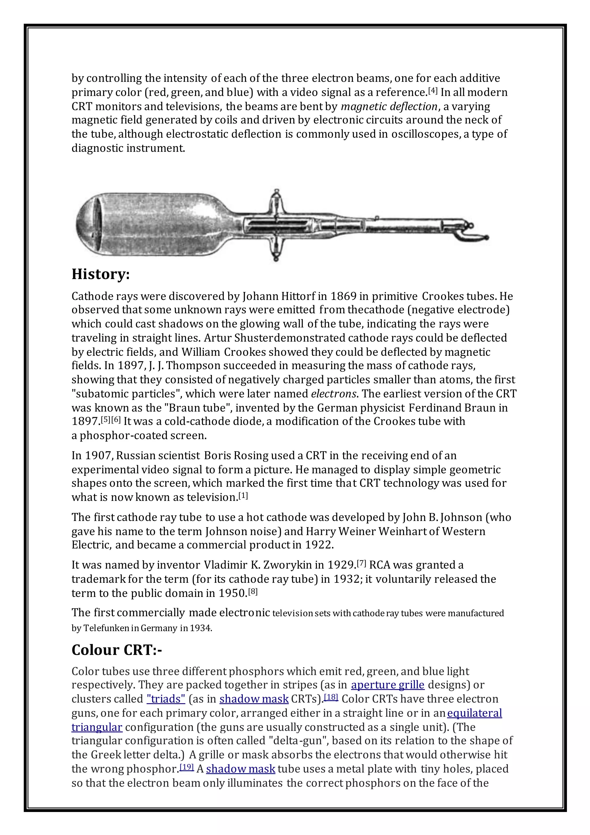 CRT TV Report | DOCX