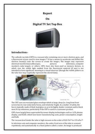 CRT TV Report | DOCX