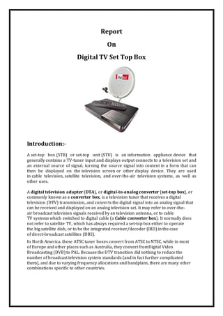 set top report | PDF