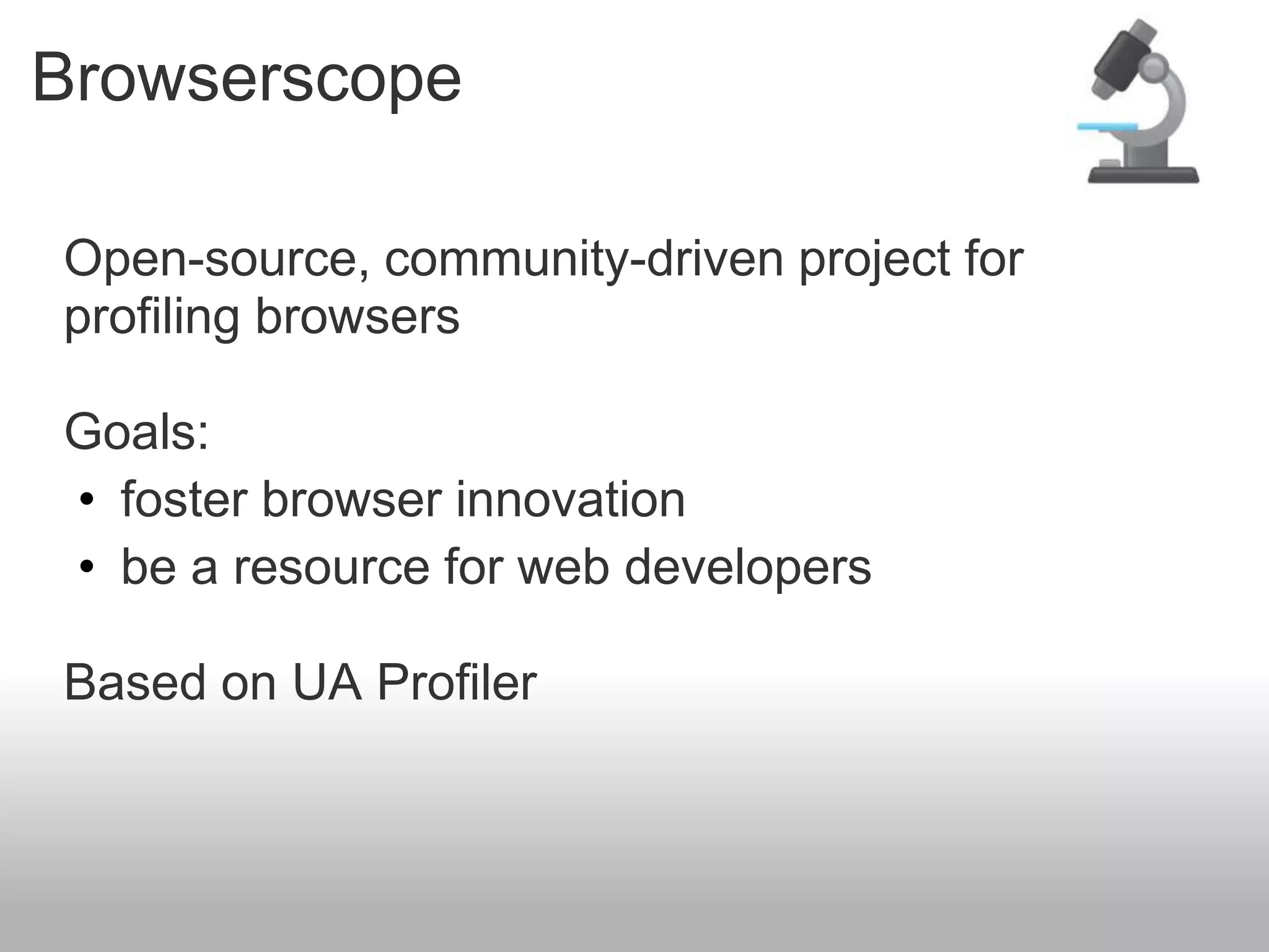 Browserscope Launch at TAE | PPTX