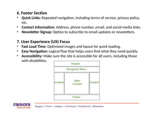 Front End Development,Home Page Layout, Page Design, Design Technique ...