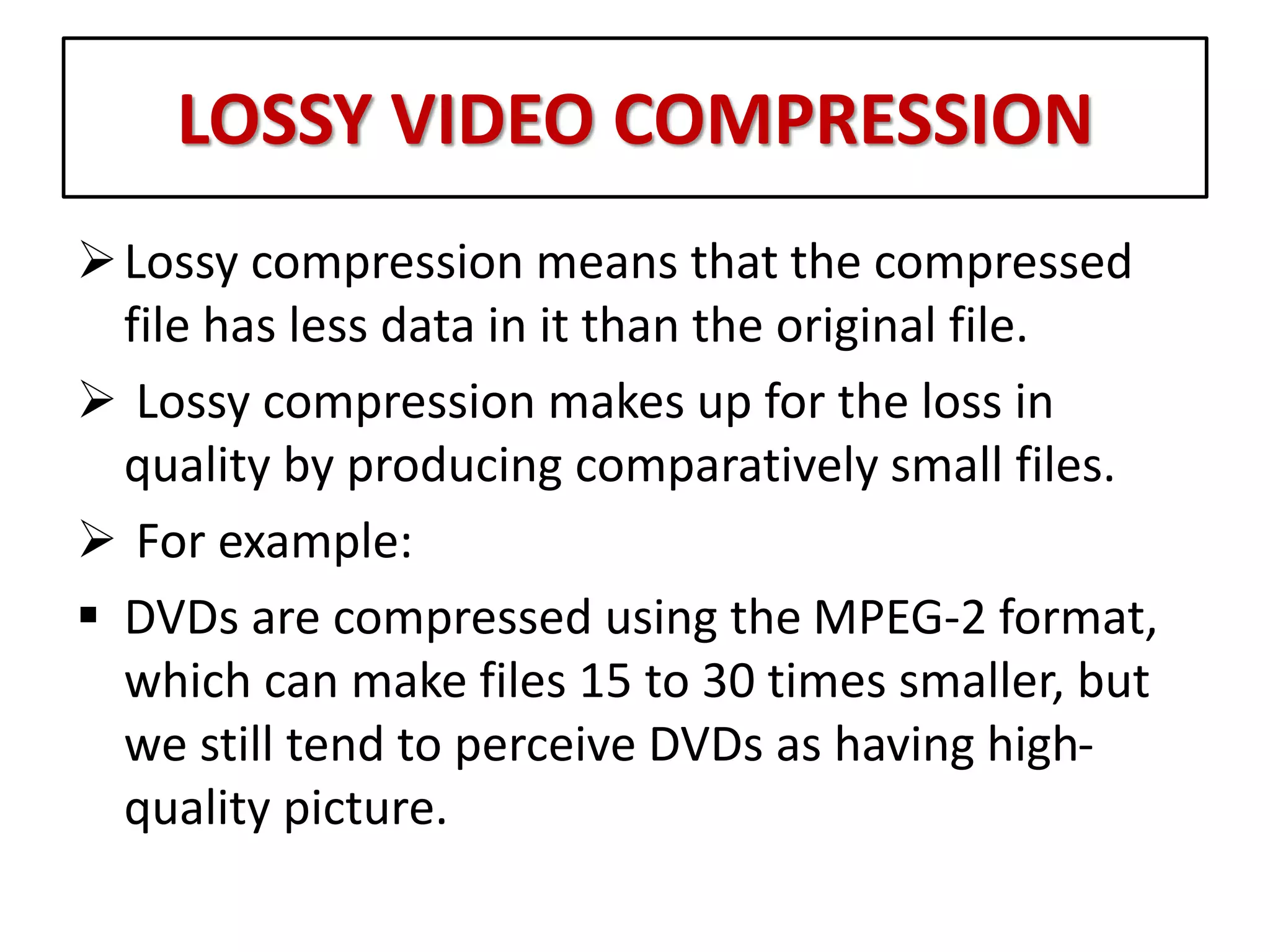 Audio and Video Compression | PPTX