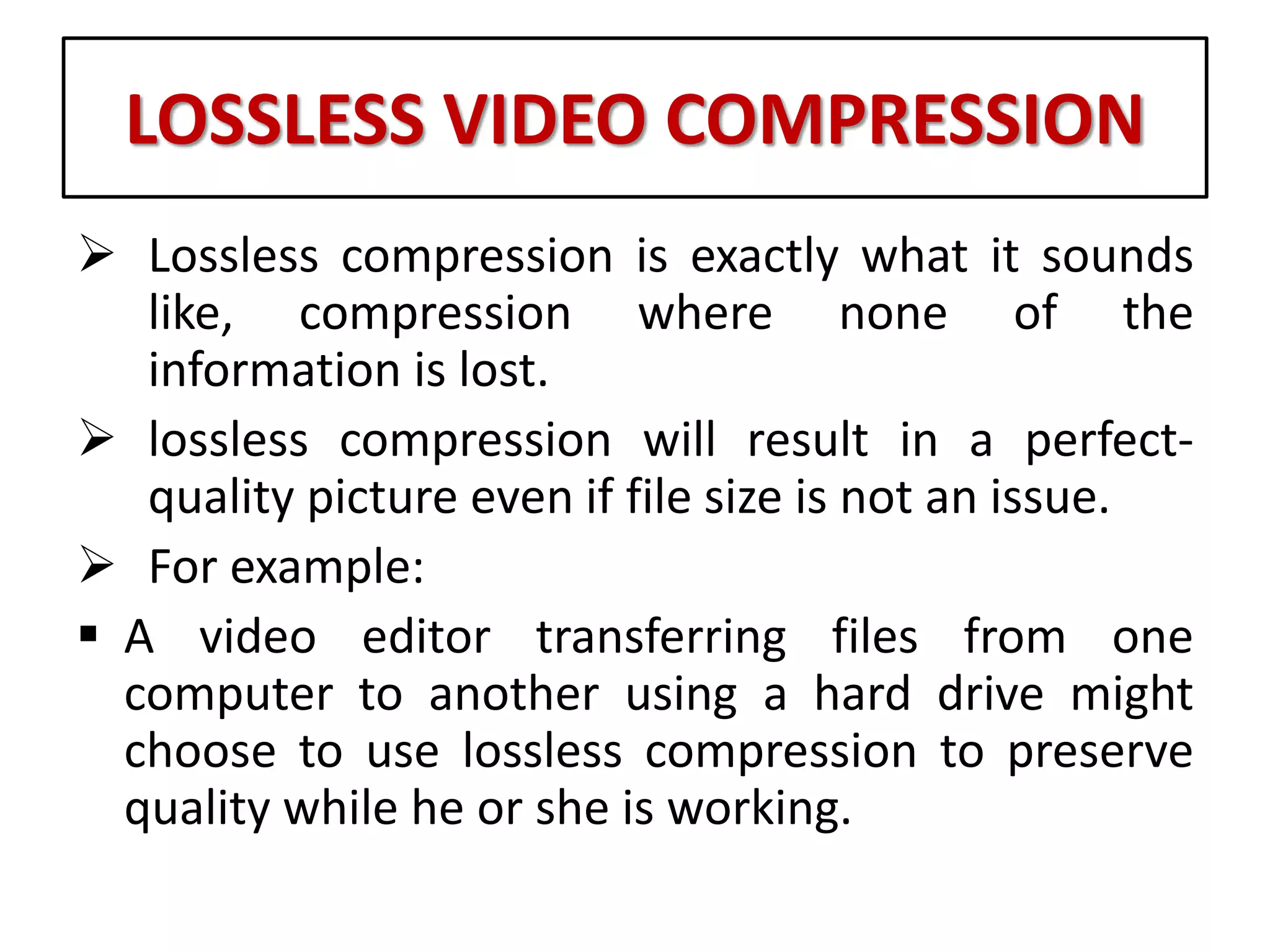 Audio and Video Compression | PPTX